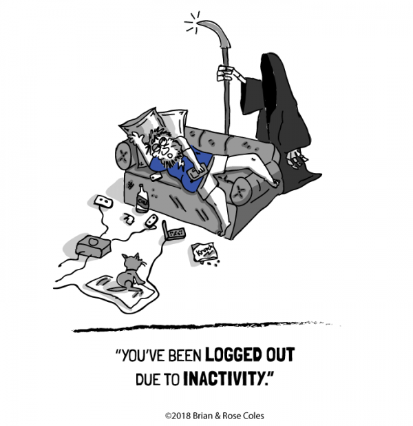 logged out due to inactivity joke Archives - The Happy Middle - Comics ...